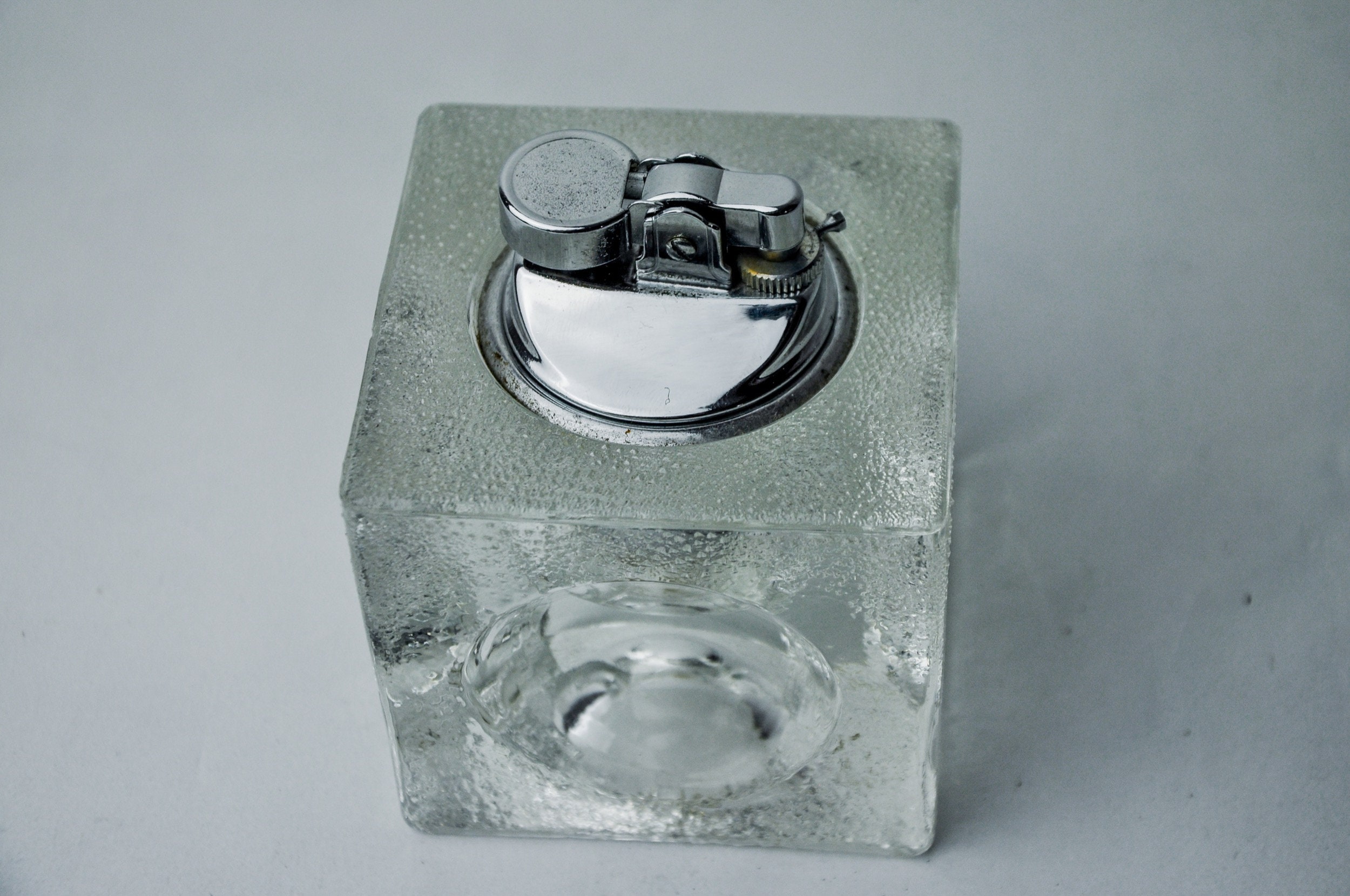 Ice Cube Lighter by Antonio Imperatore, Murano Glass, Italy, 1970 - Etsy