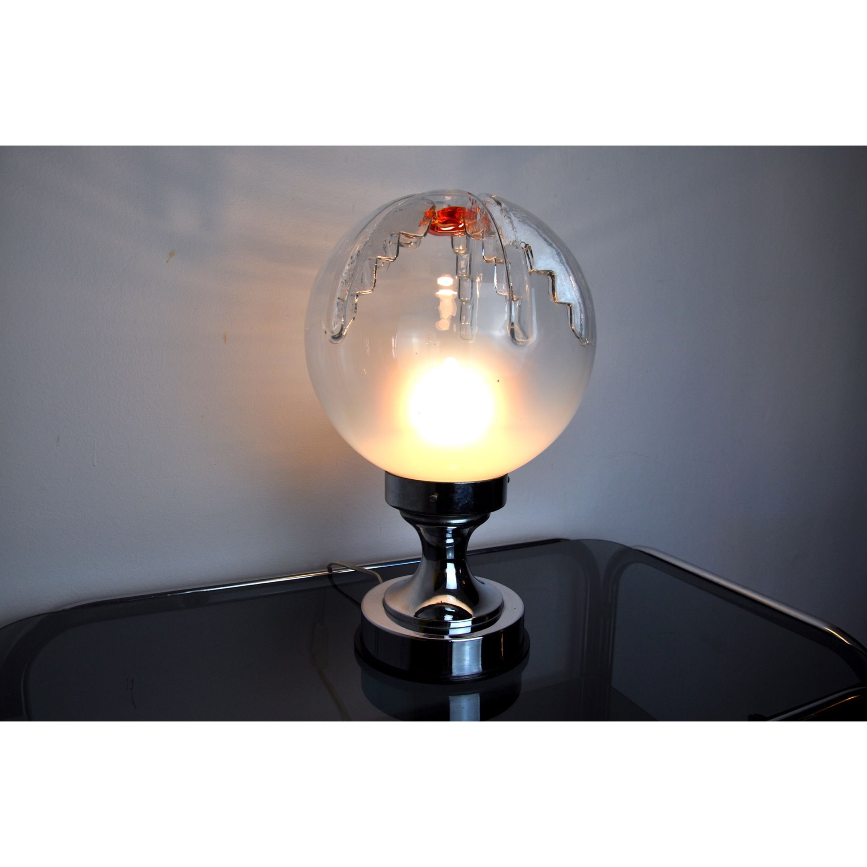 Mazzega Xxl Two-tone Lamp, Murano, Italy, 1970 - Etsy