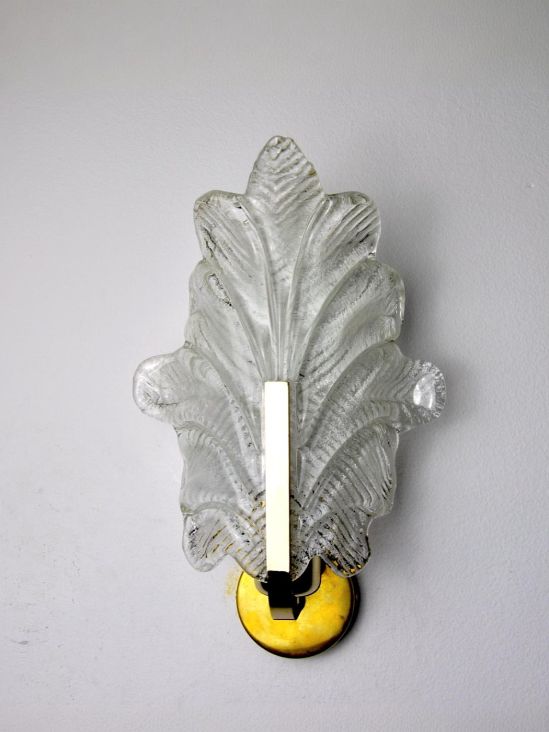 Carl Fagerlund Sconce, Frosted Murano Glass, Austria 1970 - Etsy