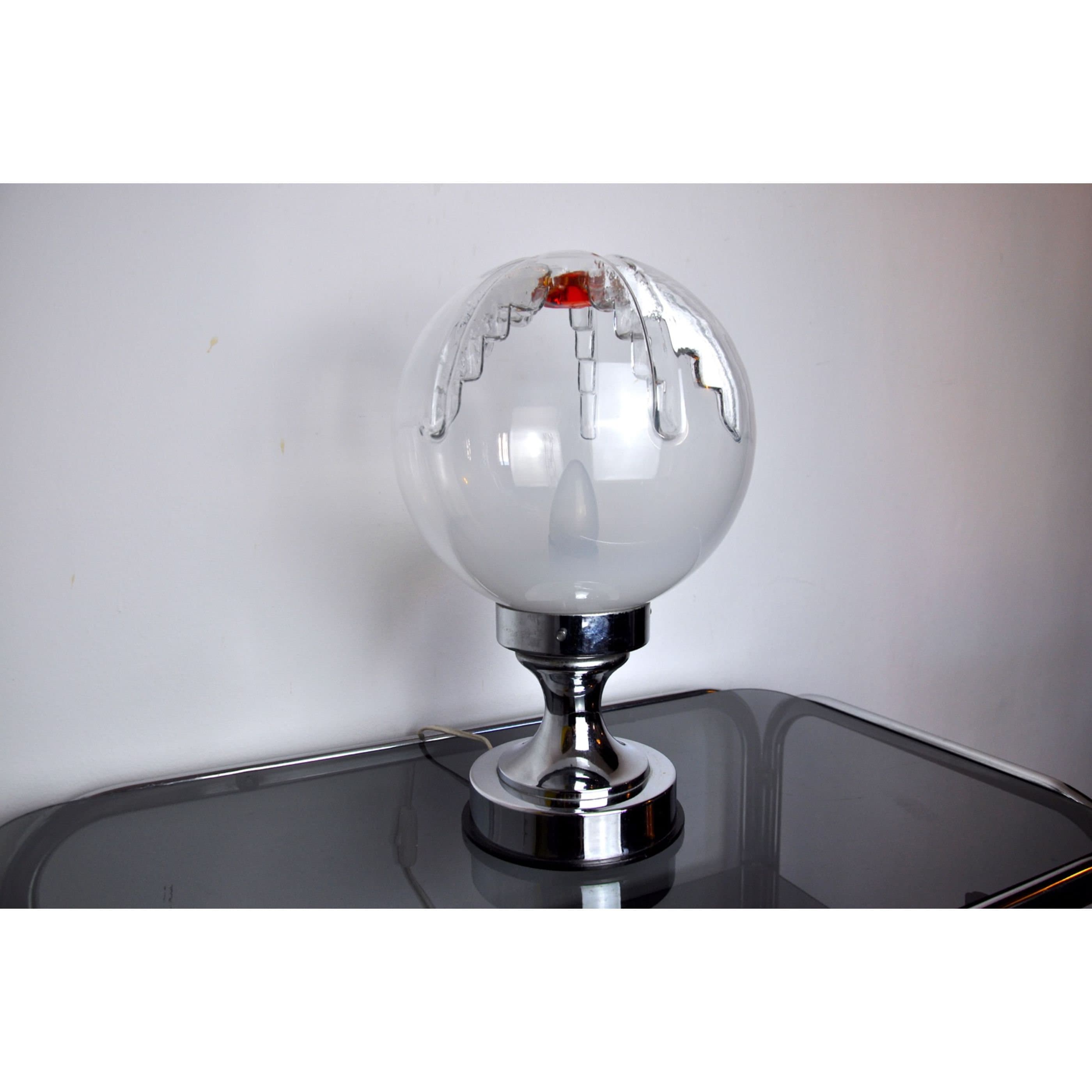 Mazzega Xxl Two-tone Lamp, Murano, Italy, 1970 - Etsy