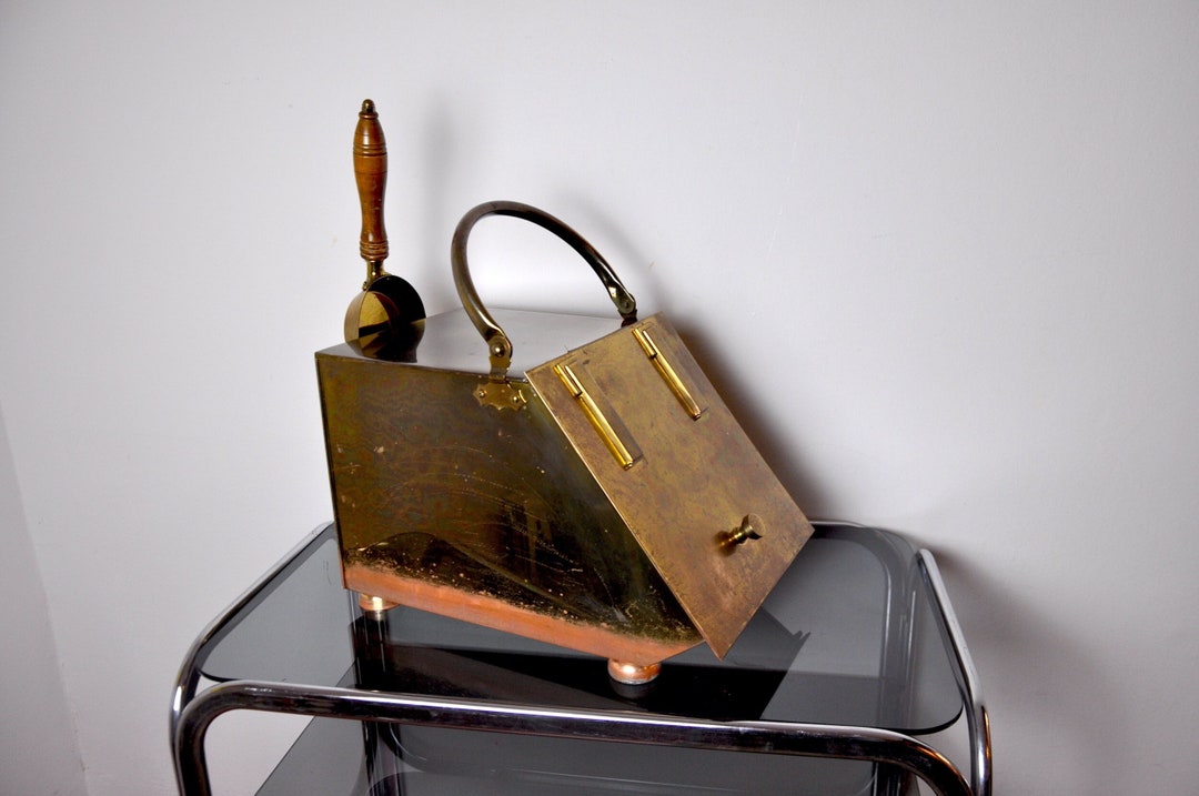 Ash Collector Valenti, Copper and Brass, Spain, 1980 - Etsy