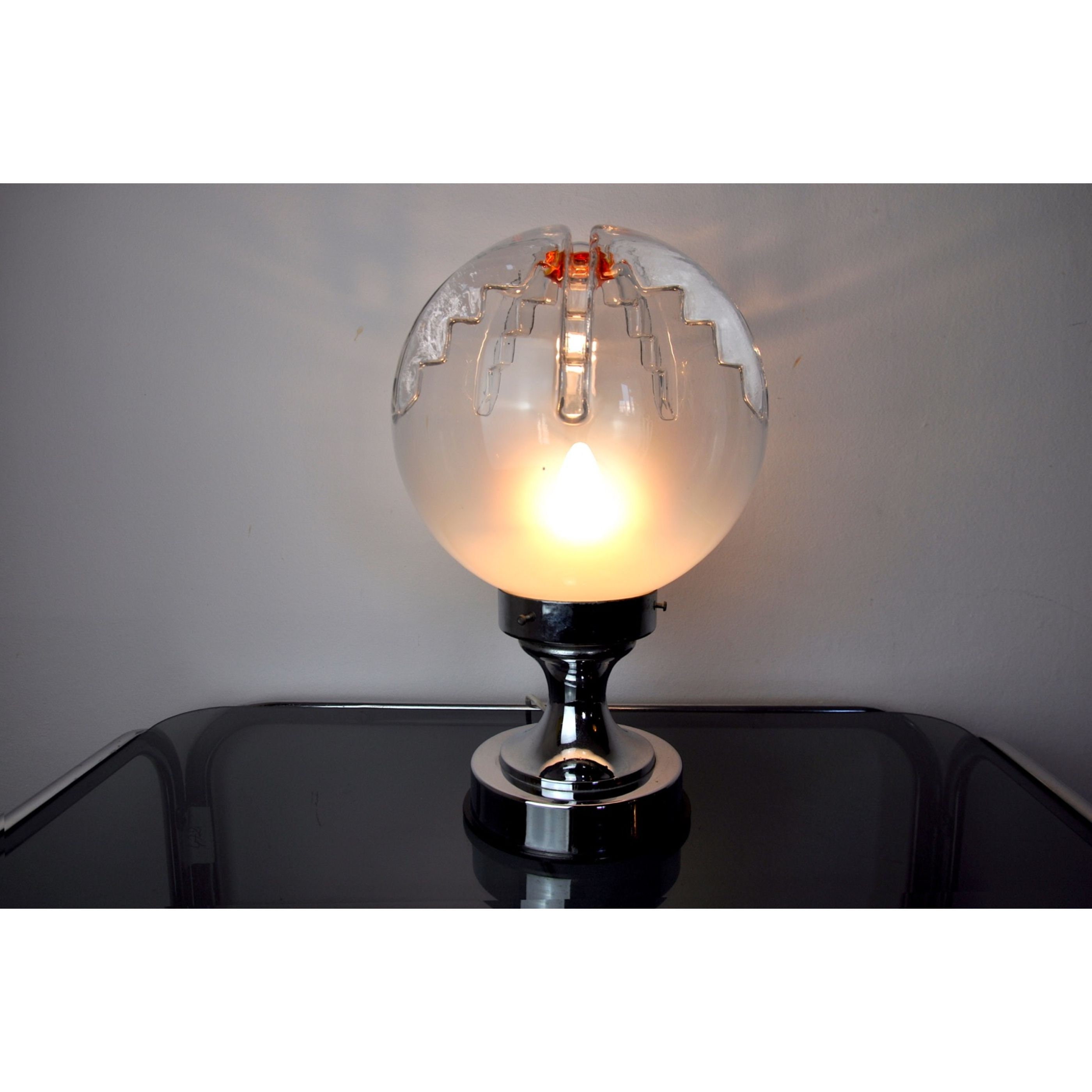 Mazzega XXL Two-tone Lamp, Murano, Italy, 1970 - Etsy