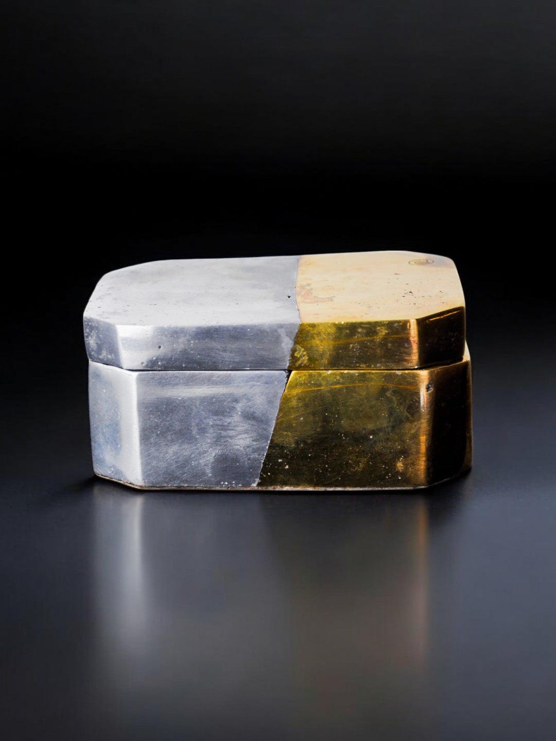 Brutalist Box by Léopold, Bronze and Aluminum, Spain, 1970 - Etsy