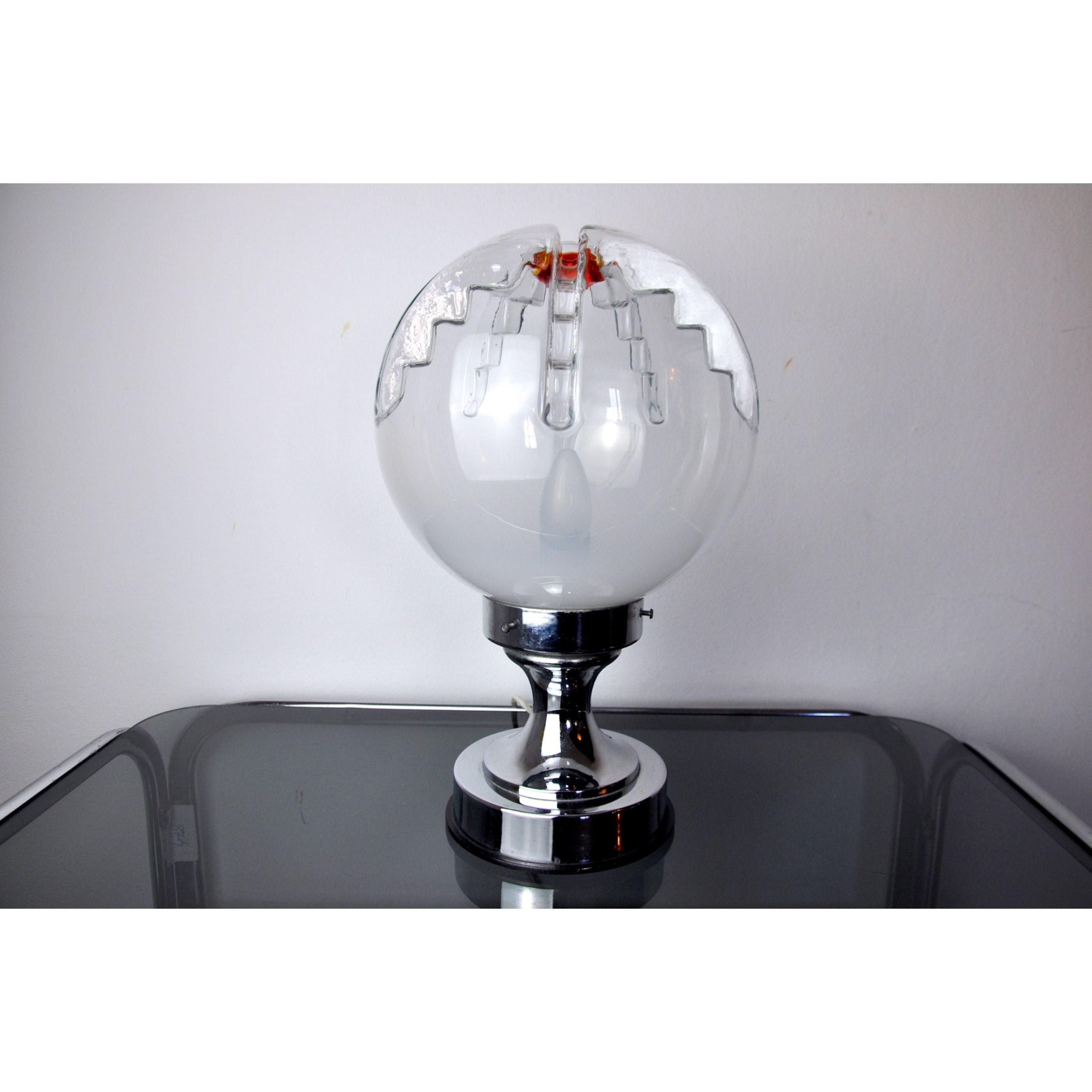 Mazzega XXL Two-tone Lamp, Murano, Italy, 1970 - Etsy