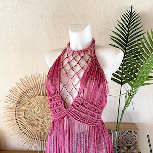 Festival Set Hot Pink Rave Dress Mesh Festival Top Festival - Etsy