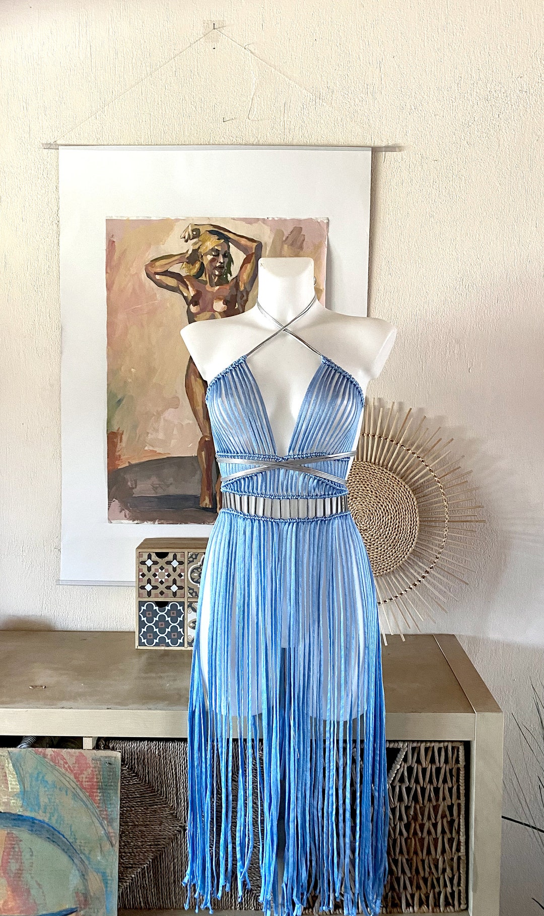 Goddes Dress, Festival Outfit Woman, Rave Outfit Woman, Festival Set ...