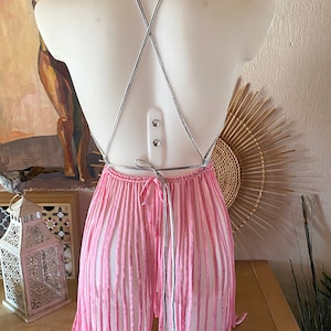 Rave Party Outfit, Greek Goddess Macrame Dress in Hot Pink, Mini ...