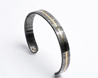 Prime Damascus Steel Deep Patterns Unisex Bracelet Handmade Cuff ...