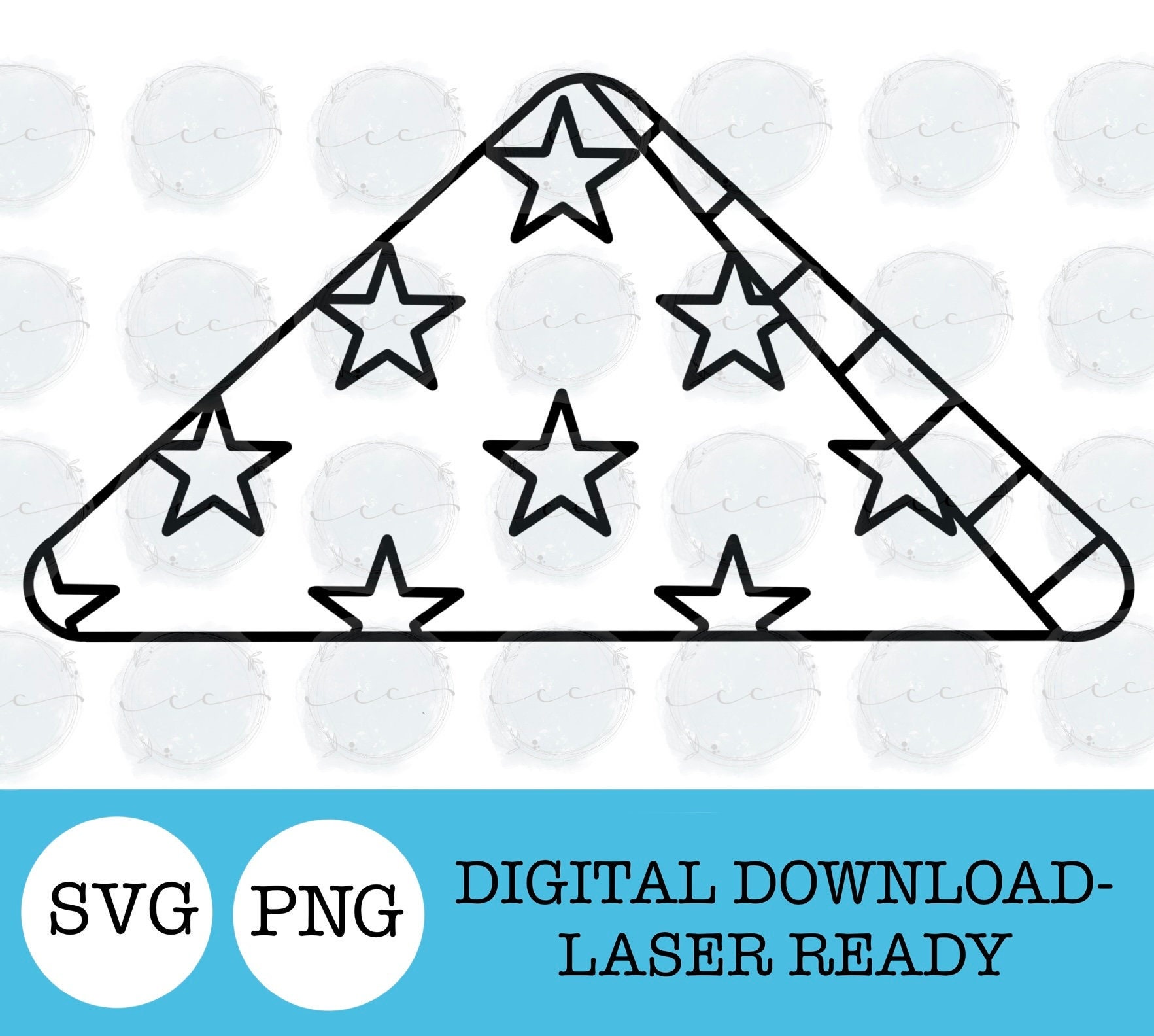 Laser Cut File| Svg| Png| Folded Flag Pin| American Flag - Etsy