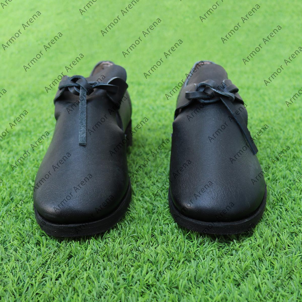 16th-17th Century Leather Shoes, Historical Reenactment Footwear ...