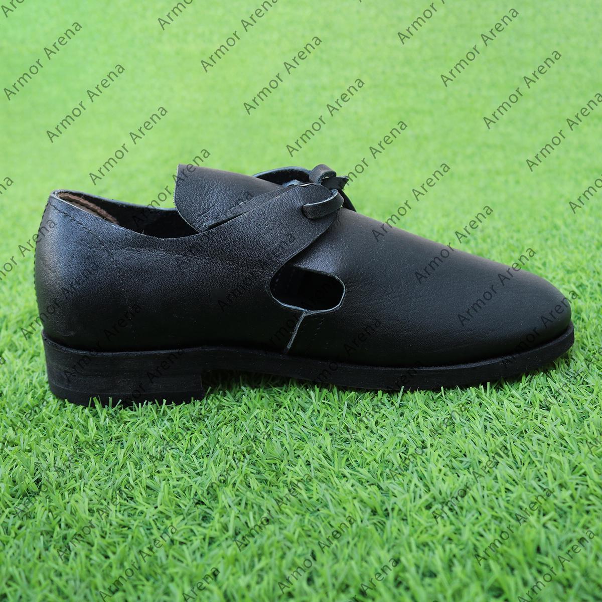 16th-17th Century Leather Shoes, Historical Reenactment Footwear ...