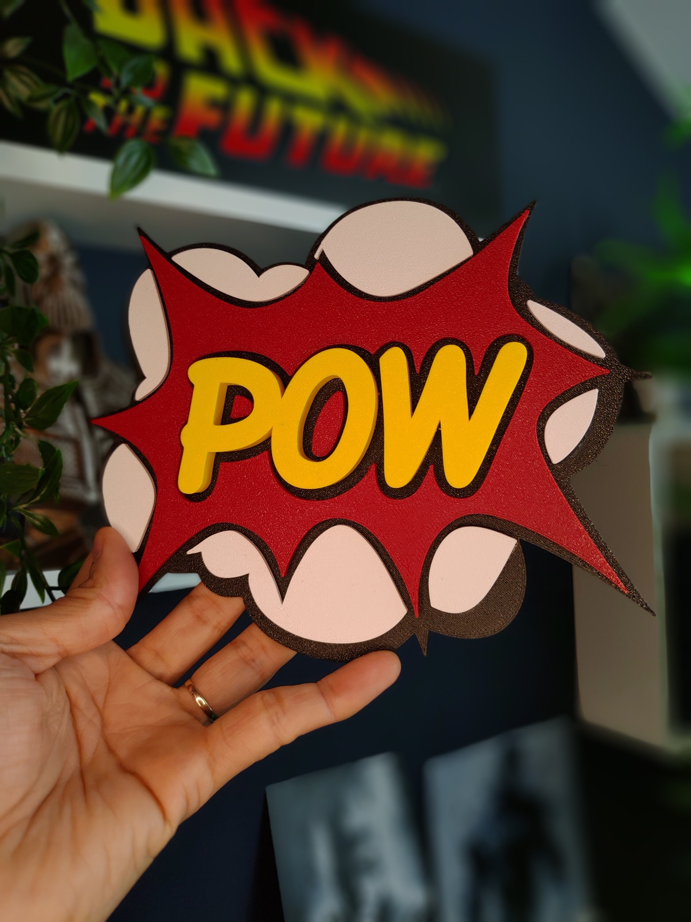 Heroic Comic Sign Art for Game Room Decor - Etsy