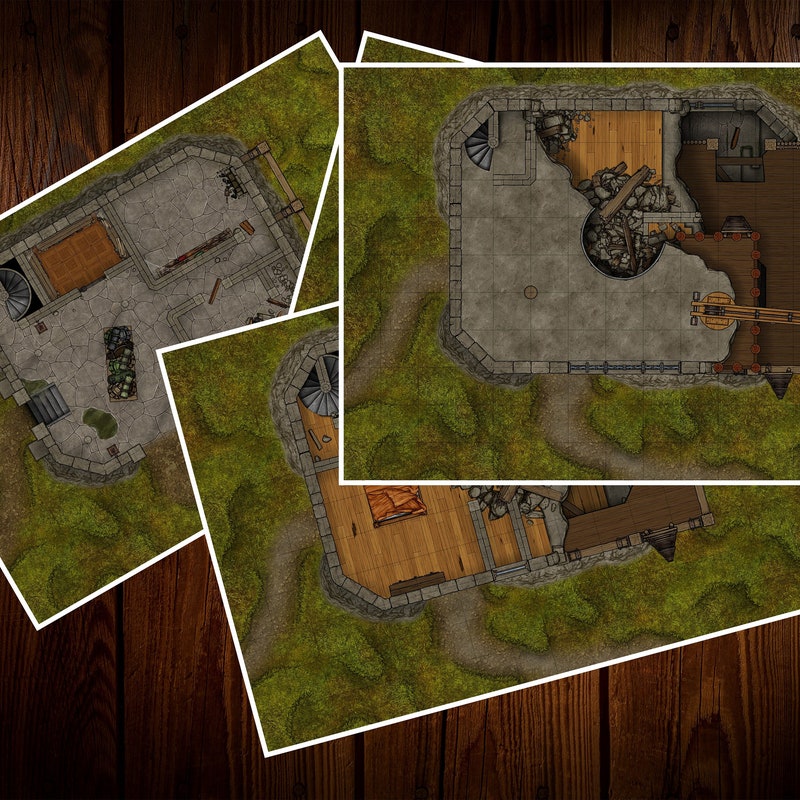 Dnd Tower Maps - Etsy