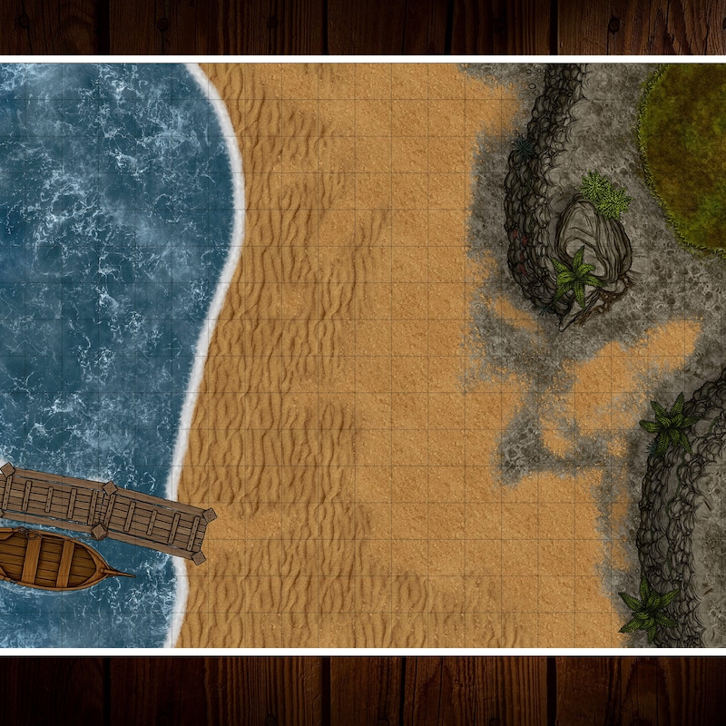 Dnd Beach Map - Etsy