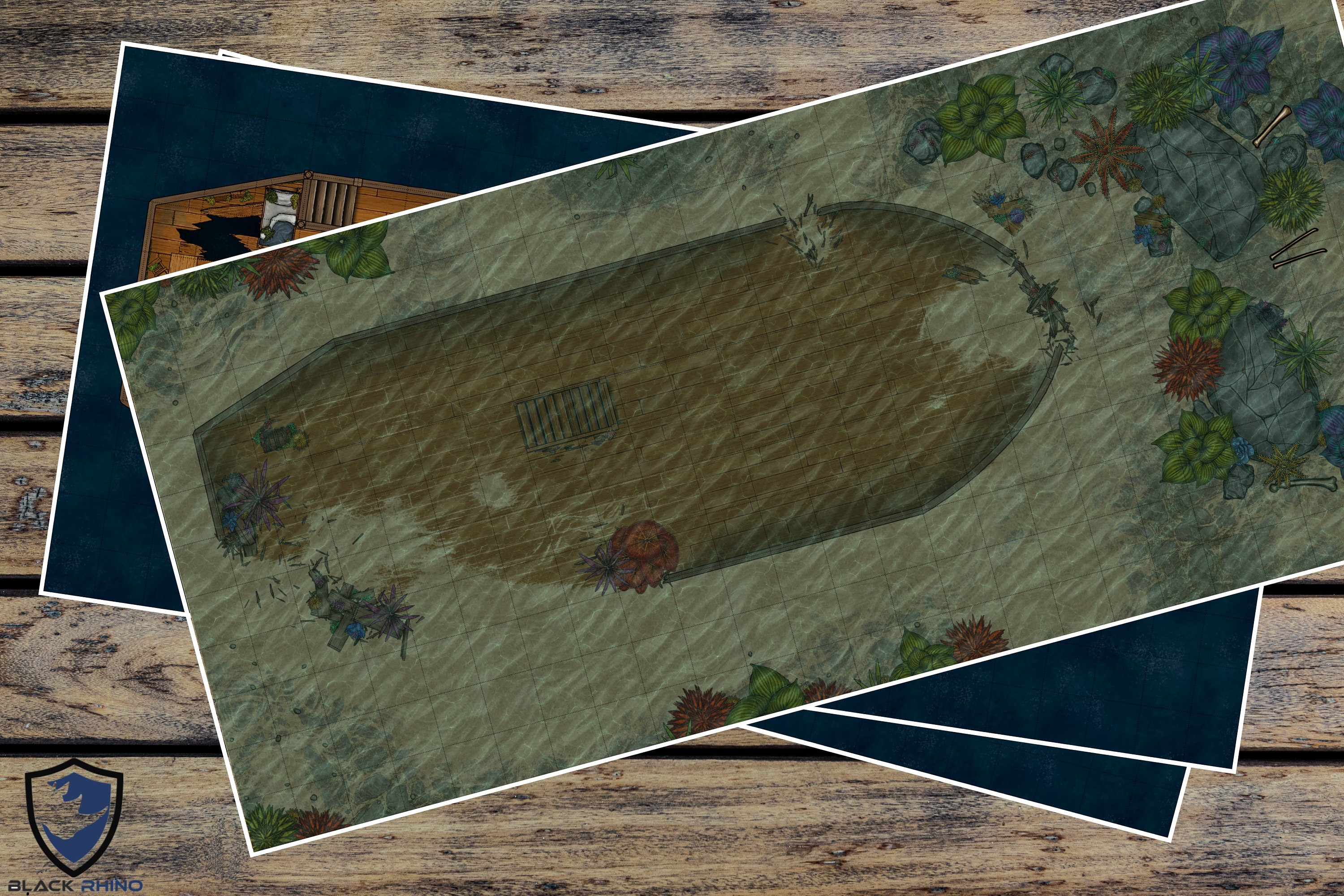 The Wreck Of Compass Rose Map Dragons Of Stormwreck Isle Etsy