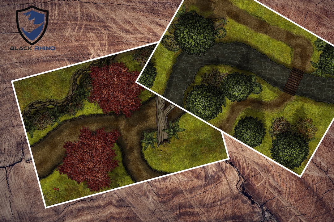 14 Dnd Battle Maps, Forest Set #3 - Etsy