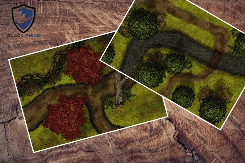 14 Dnd Battle Maps, Forest Set #3 - Etsy