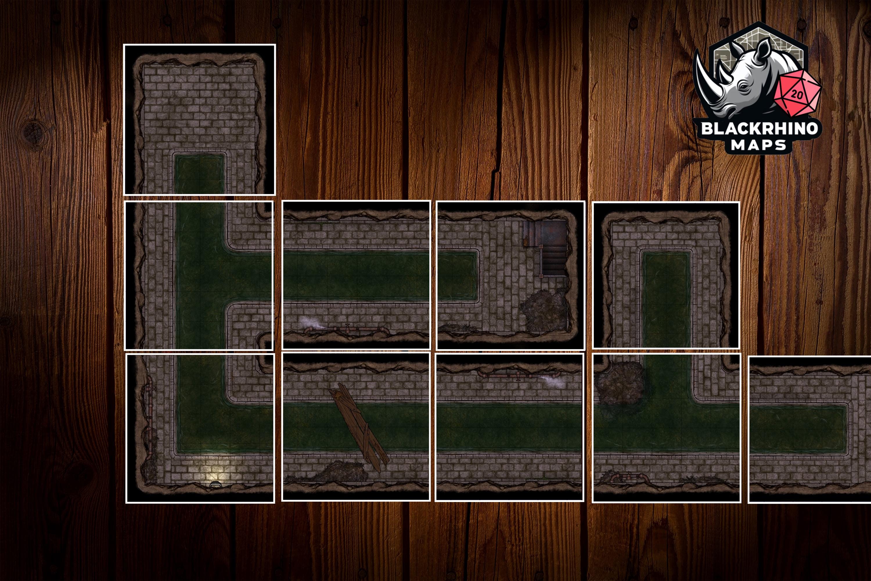 Build Your Own: Sewer Map Tiles - Etsy