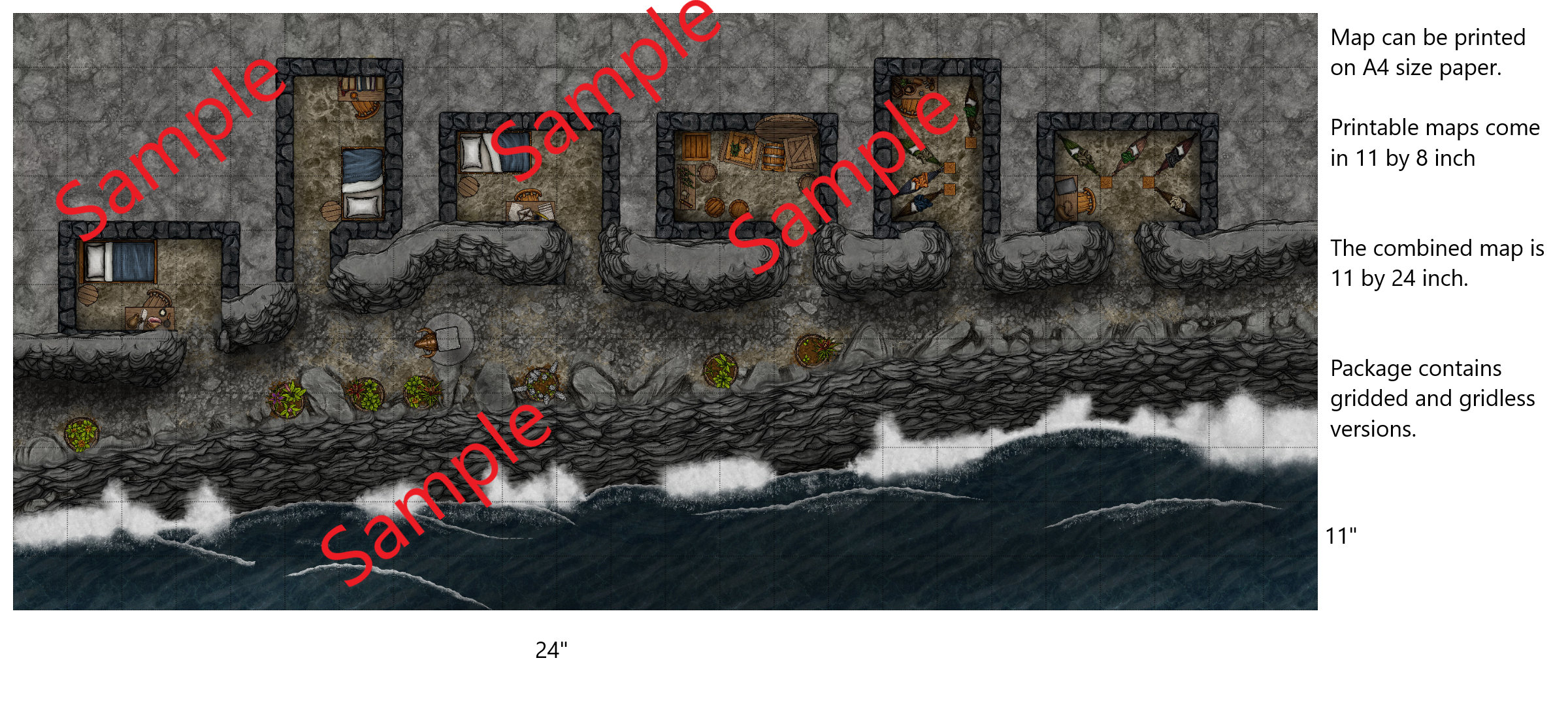 Dragons Rest Kaart A1 and A2, Dragons of Stormwreck Isle dosi - Etsy ...