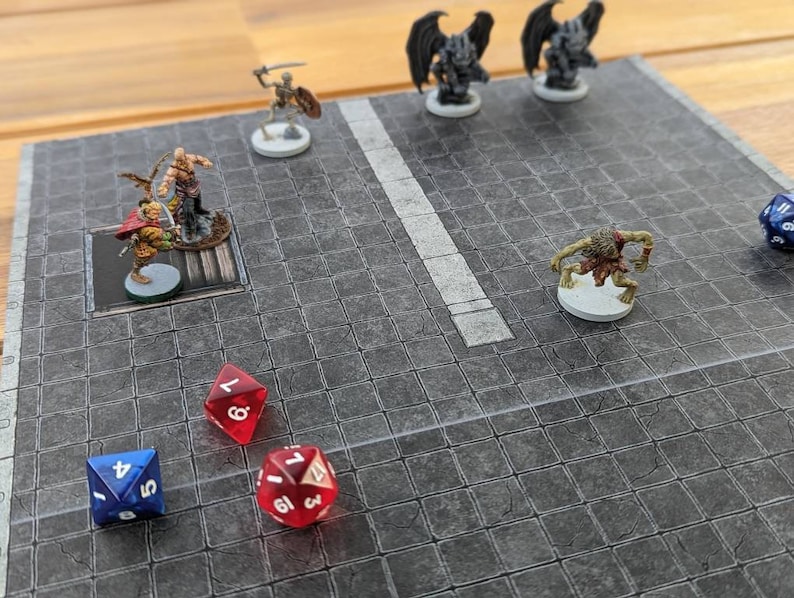 Dnd Basic Battle Map Dungeon Set 1 - Etsy