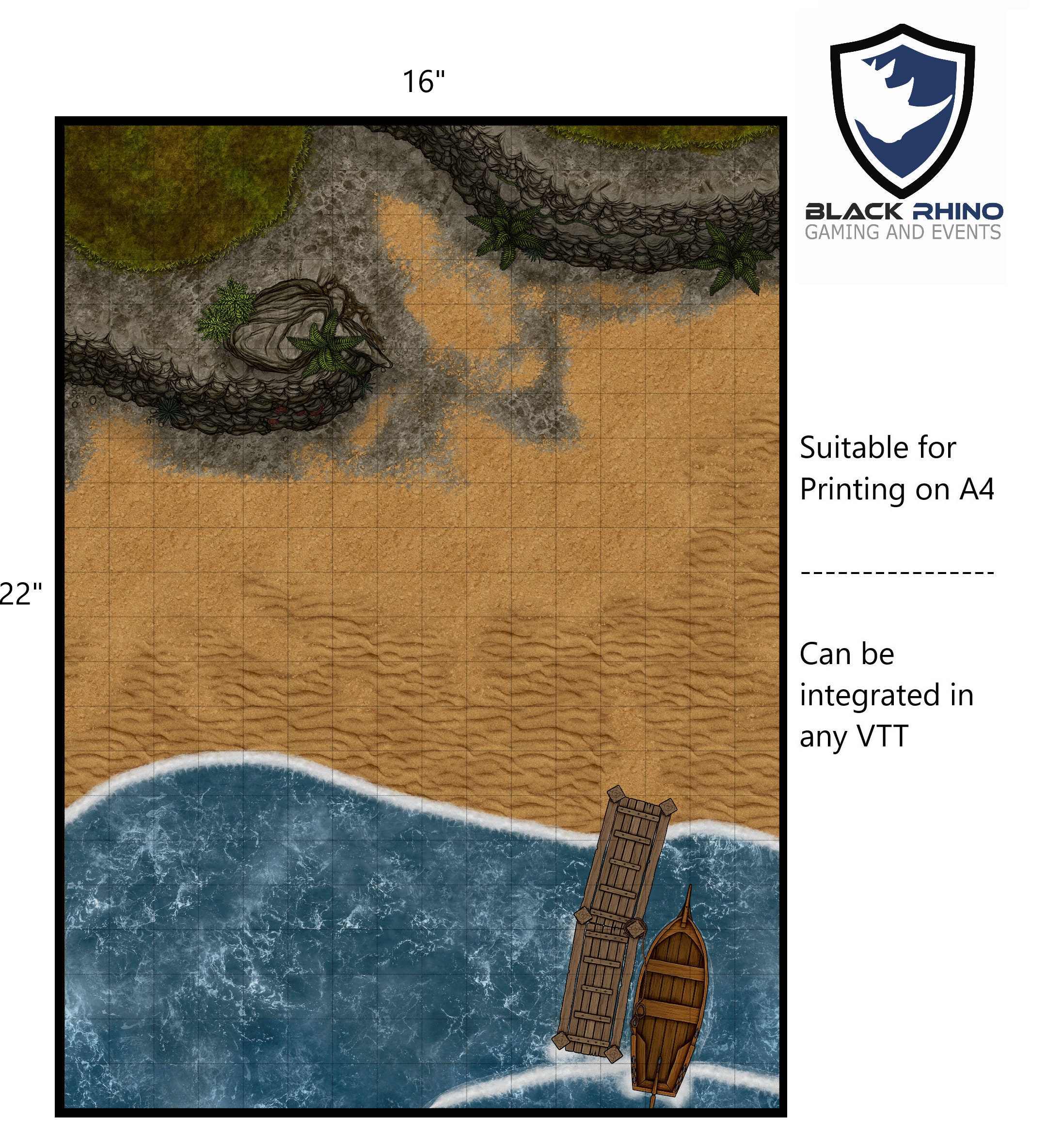 Drowned Sailors Encounter Map Dragons of Stormwreck Isle - Etsy Finland