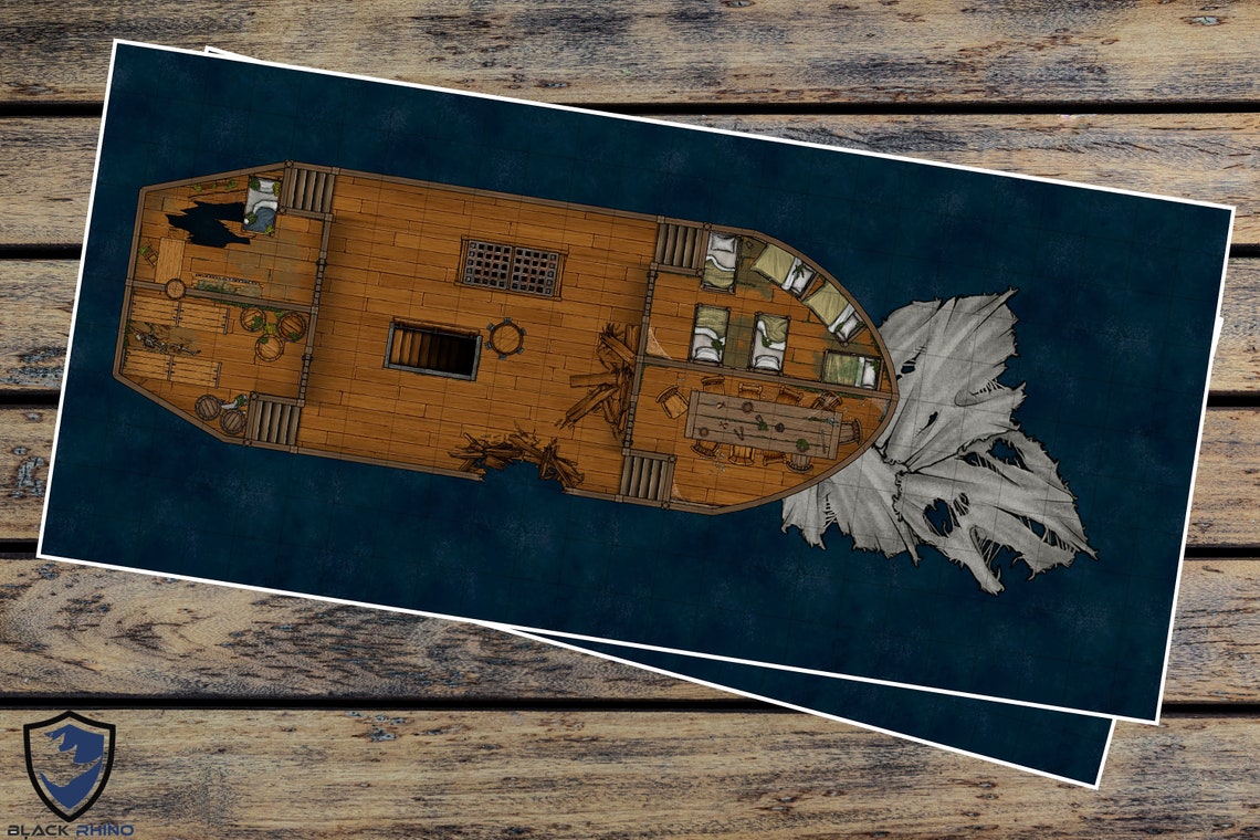 The Wreck of Compass Rose Map, Dragons of Stormwreck Isle dosi - Etsy