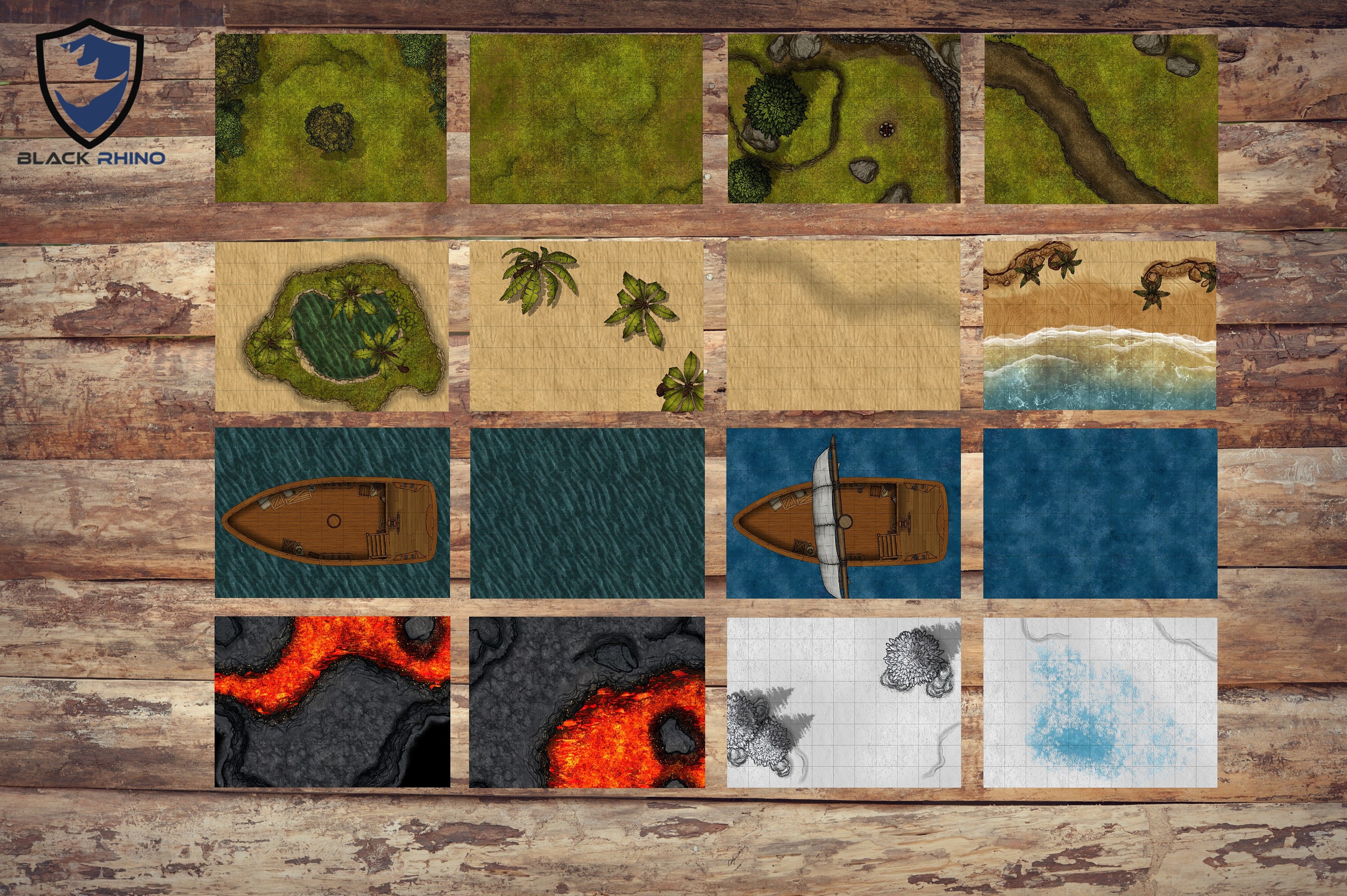 22 Dnd Battle Maps, Variety Map Pack1 - Etsy