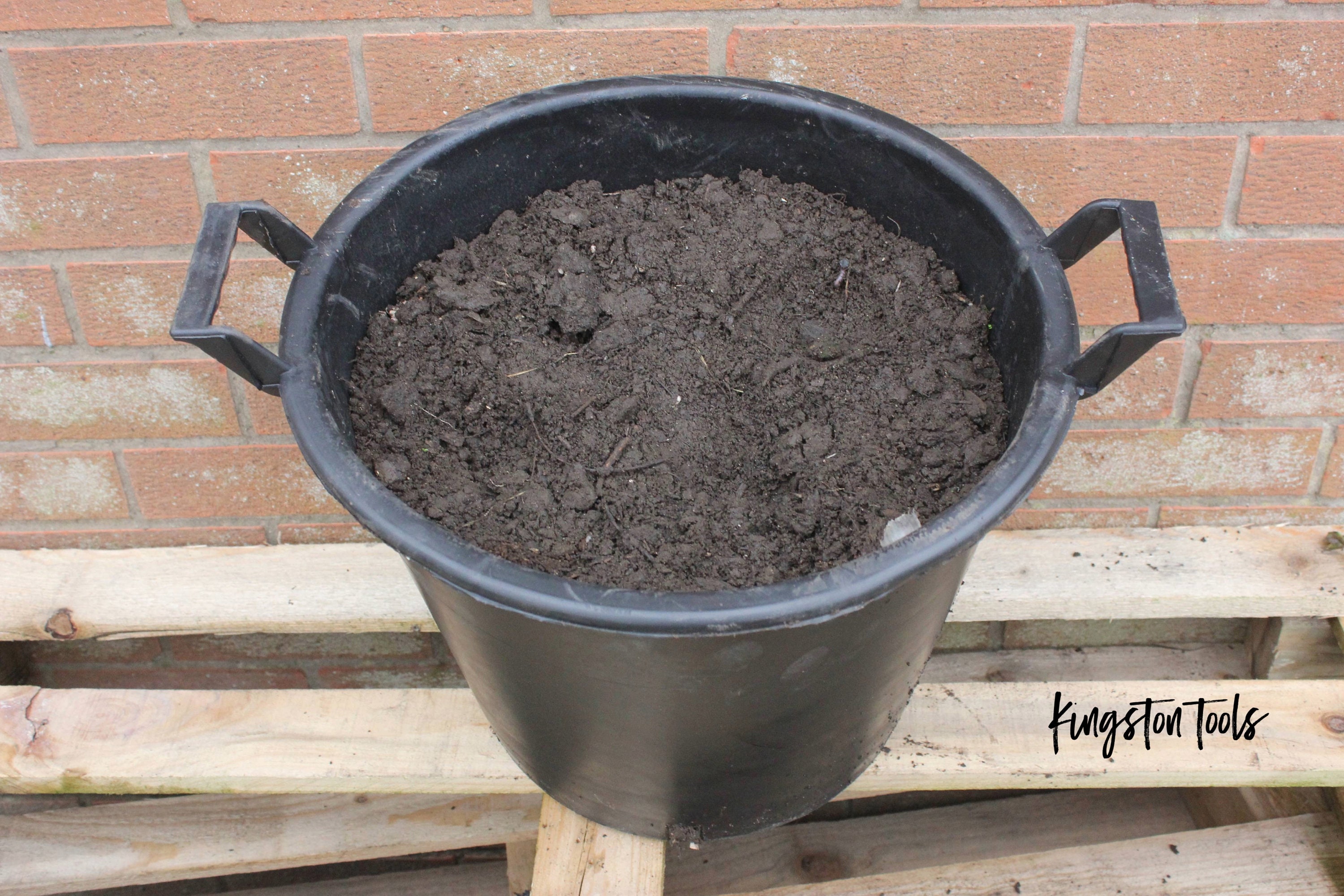 5x Heavy Duty 30L Plant Pots - Large Size 40cm / 15.7"- Plastic ...