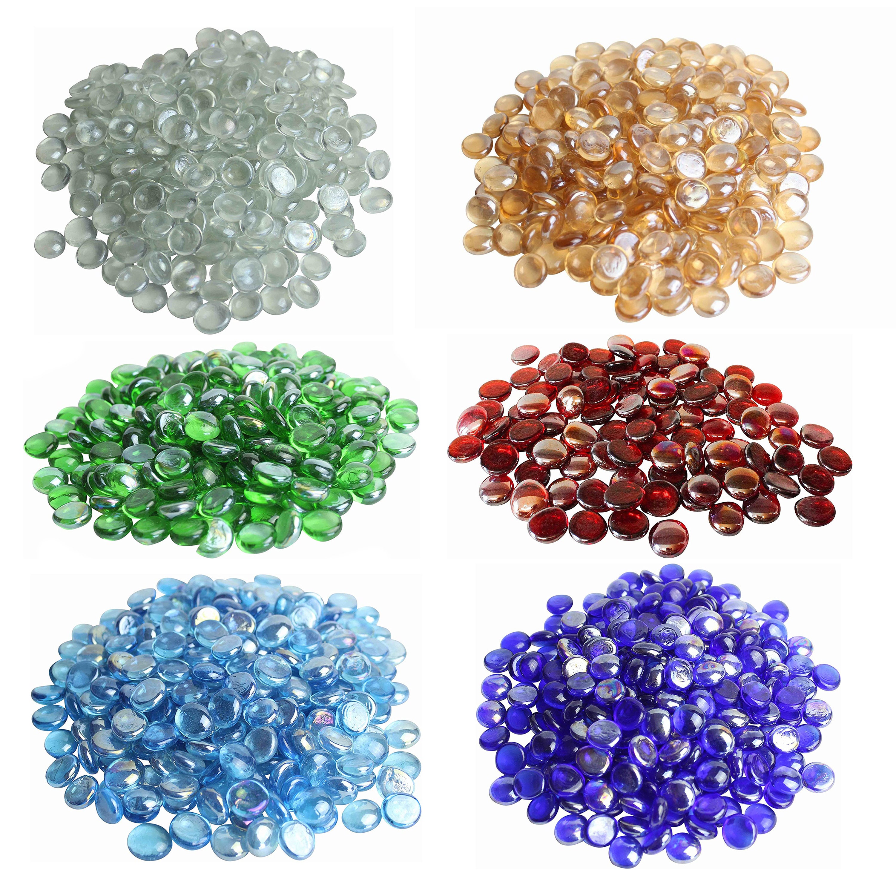 Glass Pebbles Glass Mini Stones Home Ornaments Garden Accents Arts ...