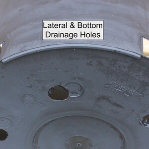 5x Heavy Duty 30L Plant Pots - Large Size 40cm / 15.7"- Plastic ...