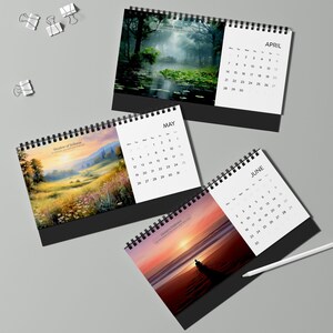 Zen and Peace 2025 Desk Calendar Inspiring Quotes, Elegant Satin Finish ...