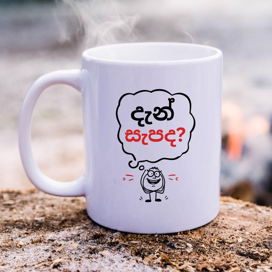 Dan Sapada Funny Sinhala Mug Sri Lankan Political Joke | Sinhala Meme ...