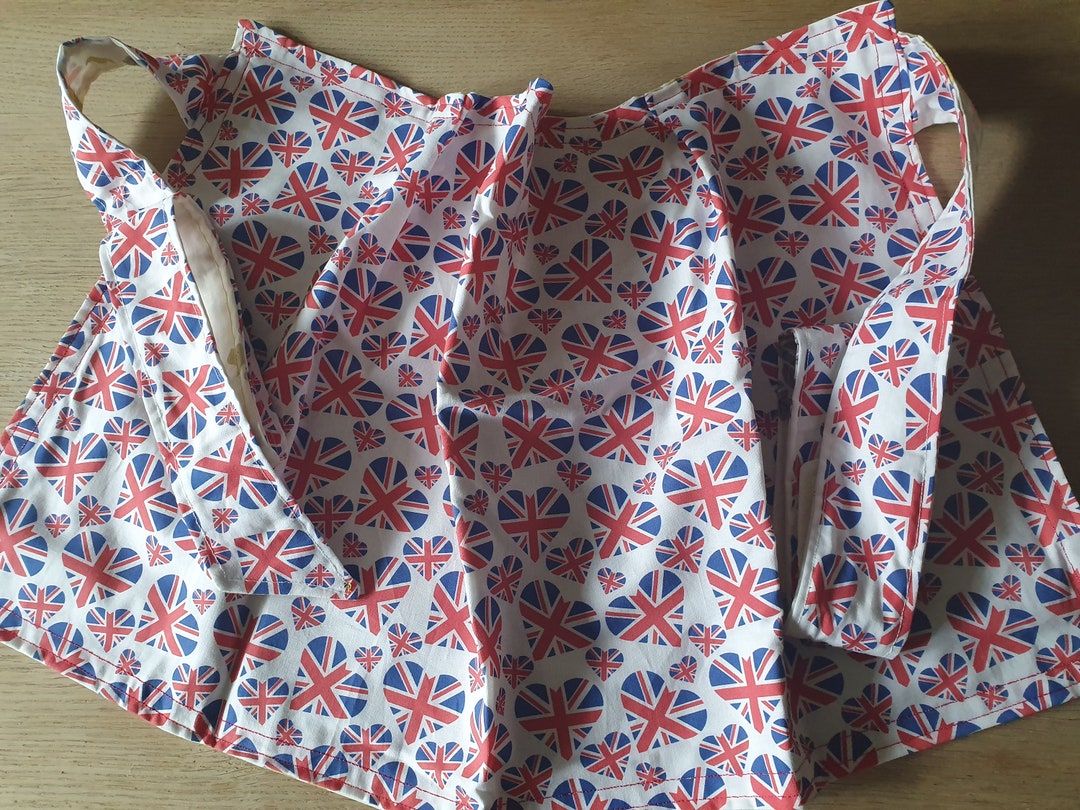 Half Reversible Apron Union Jack Gift for Him Her - Etsy