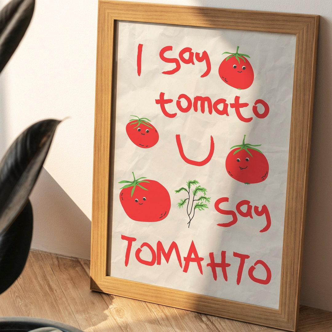 Funny Kitchen Art Print Pantry Cartoon Wall Decor Cute Illustration ...
