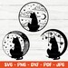 Moon Cat Svg, Celestial Cat Svg, Silhouette Cat, Moon Svg, Mystical Svg ...