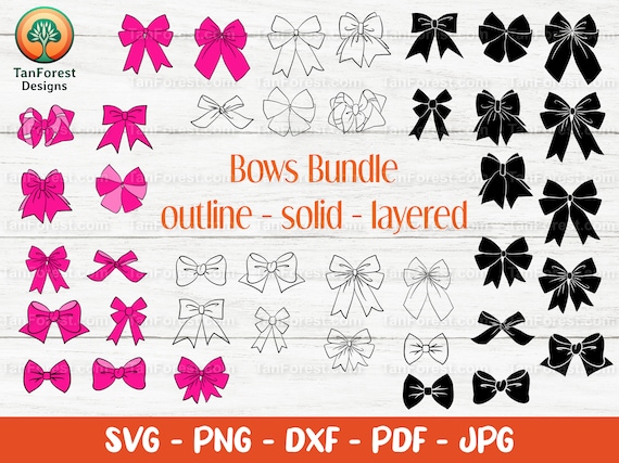 Bow Vector Outline