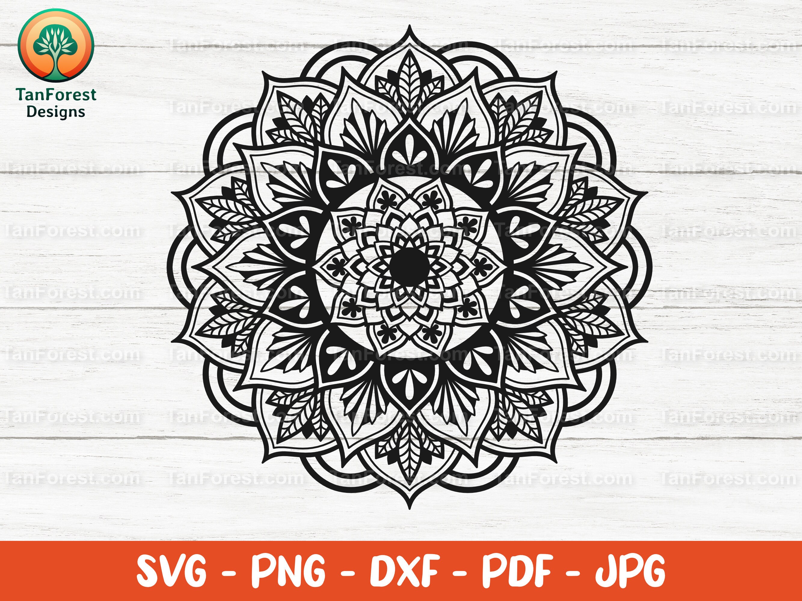 Mandala SVG Cut File, Zentangle Svg, Mandala Flower Svg, Mandala Cut ...