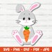 Easter Bunny Svg Layered, Bunny Svg, Easter Svg, Easter Bunny Clipart ...