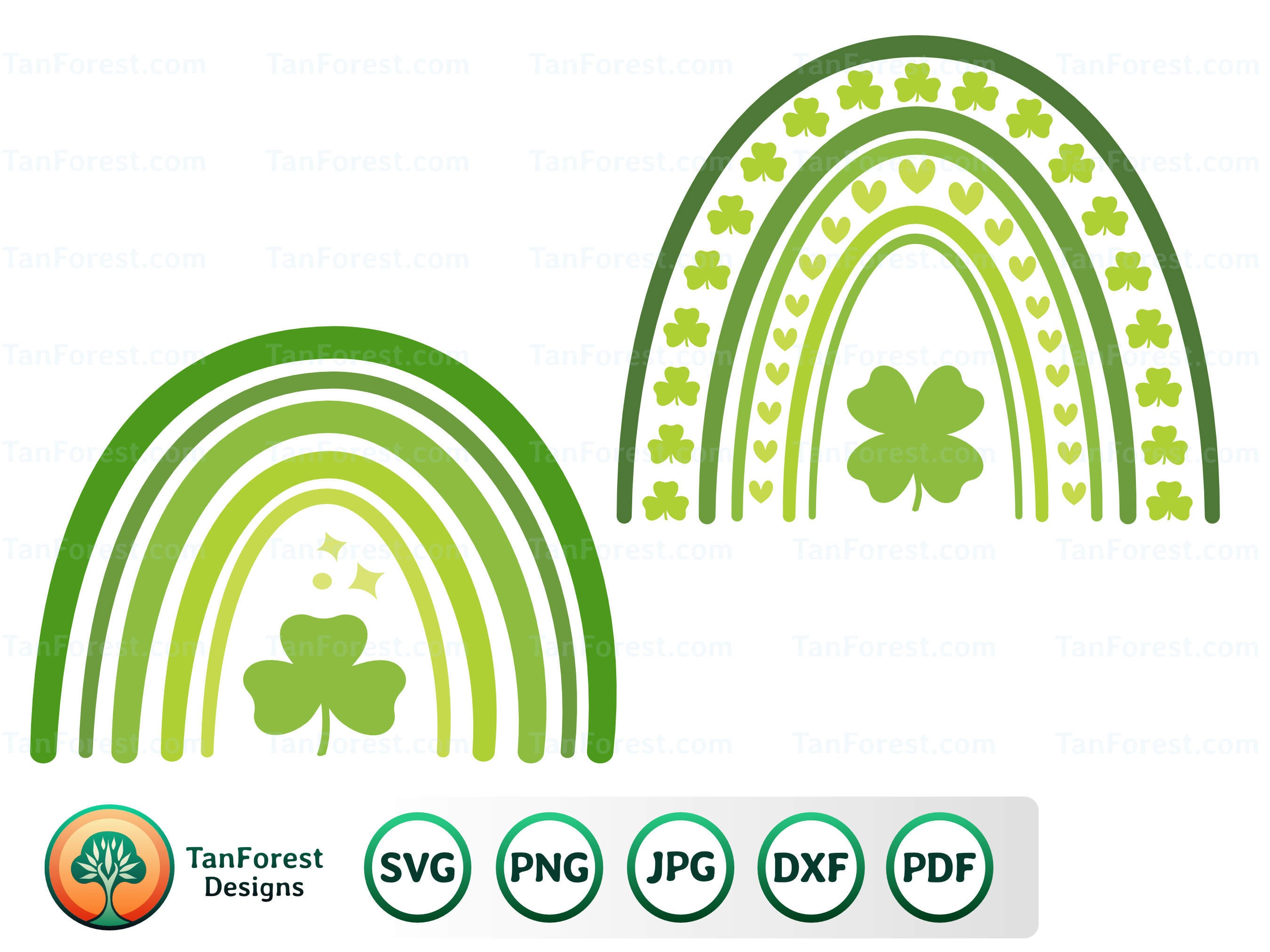 St Patricks Day Rainbow Svg Bundle Layered. St Patricks - Etsy