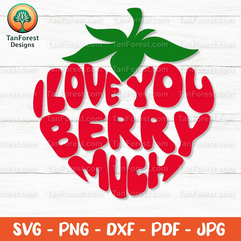 I Love You Berry Much - Etsy