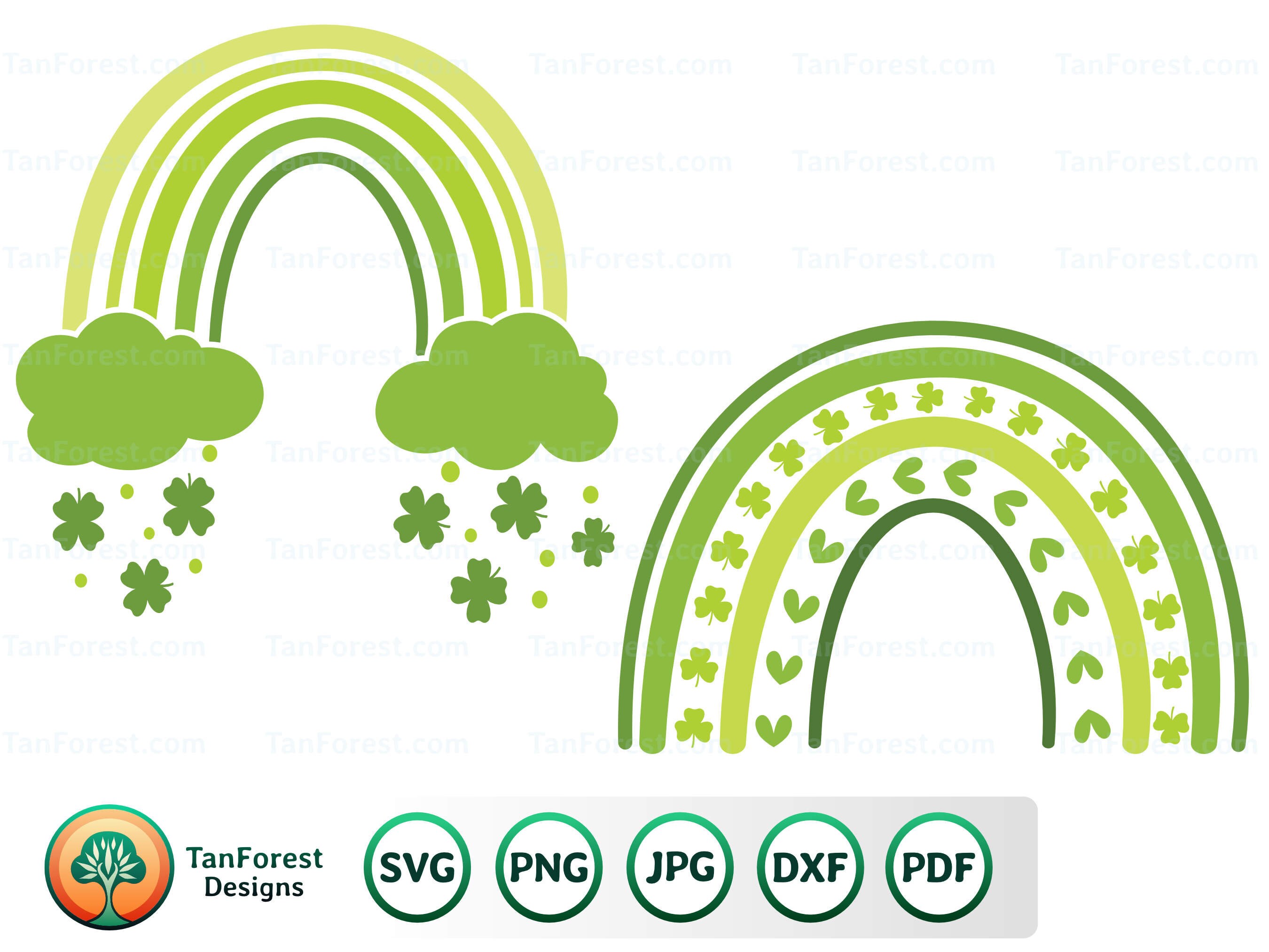 St Patricks Day Rainbow Svg Bundle Layered. St Patricks - Etsy