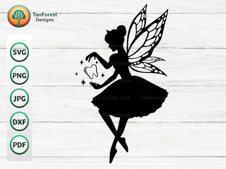 Tooth Fairy Svg Cut File. Teeth Fairy Clipart. Tooth Fairy - Etsy