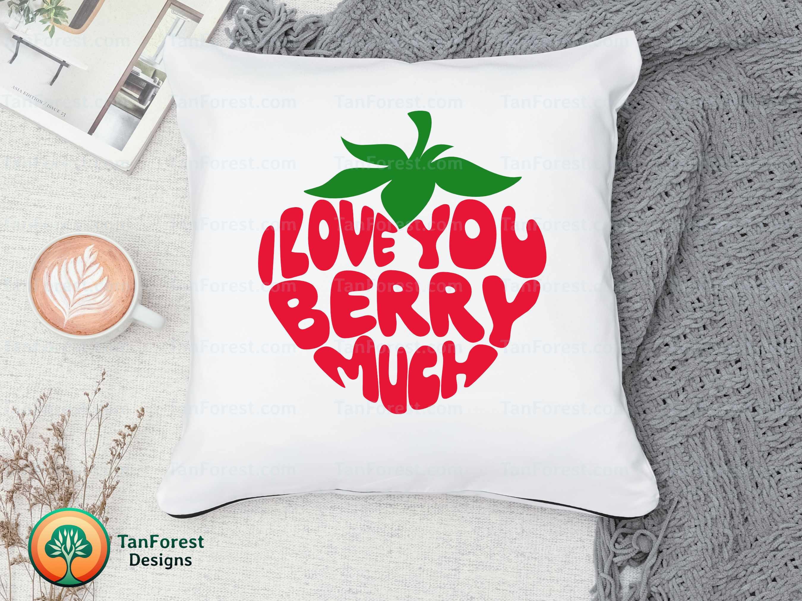 I Love You Berry Much SVG. Strawberry Svg, Png, Dxf. Heart Shape Svg ...