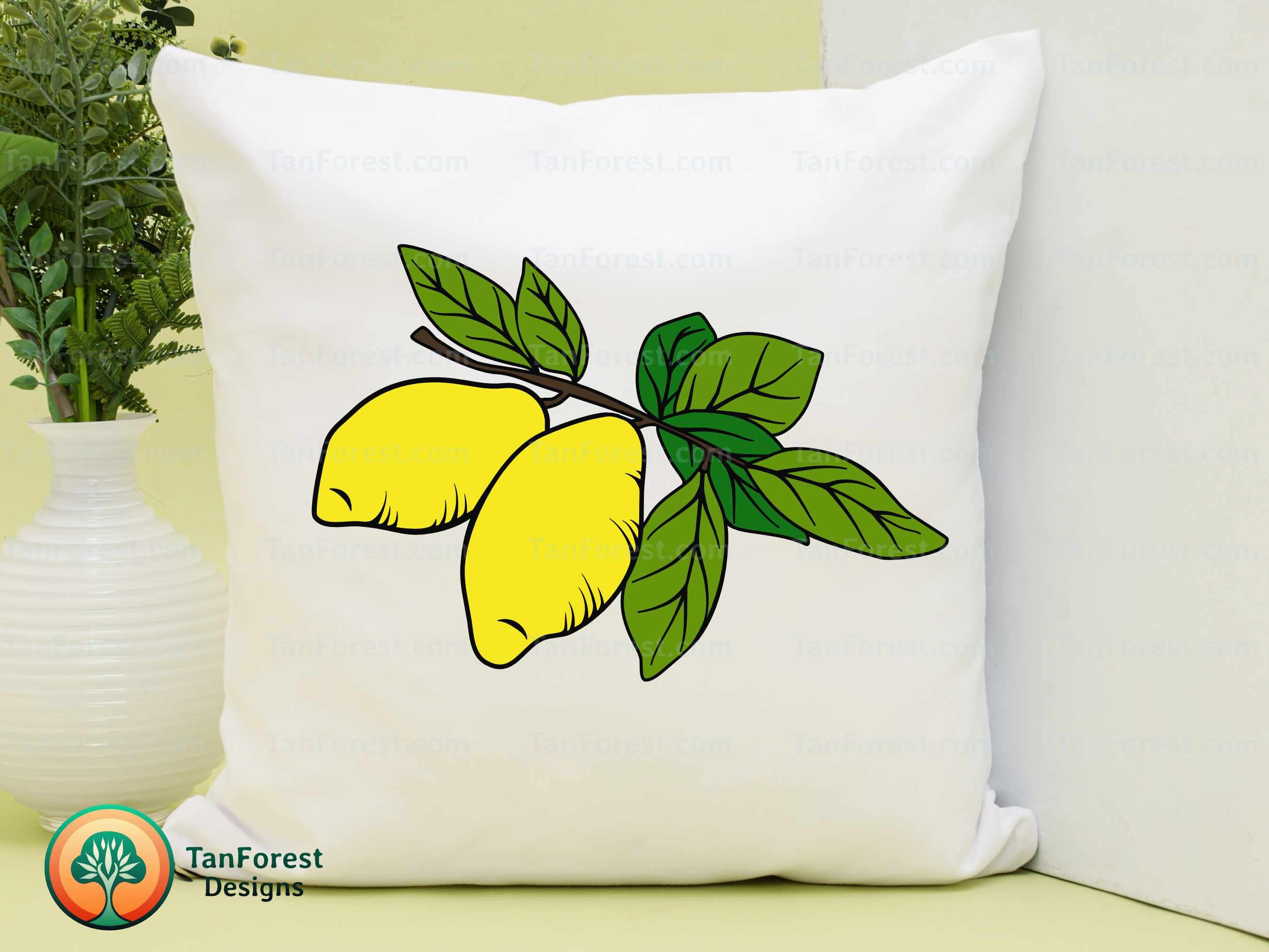 Lemon Svg Layered & Outline. Lemon Branch Svg. Lemon Tree Svg. - Etsy