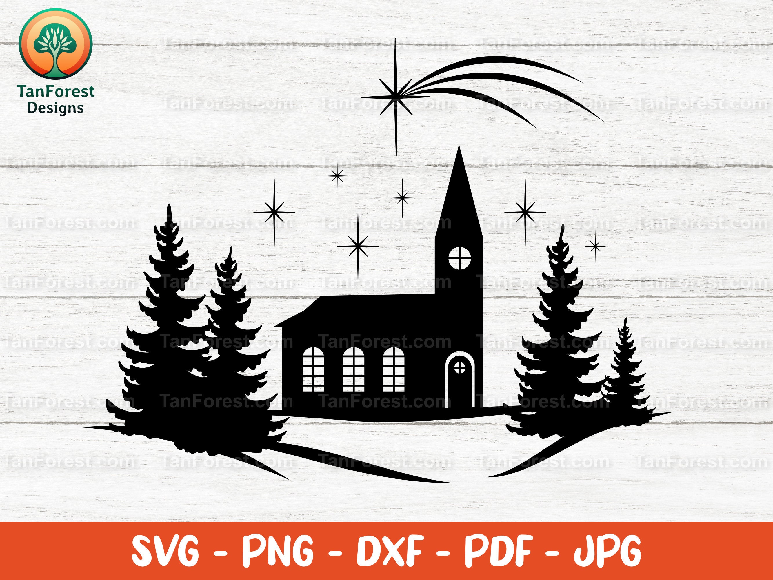 Winter Scene Svg Christmas Scene Svg Snowy Scenery Svg - Etsy UK