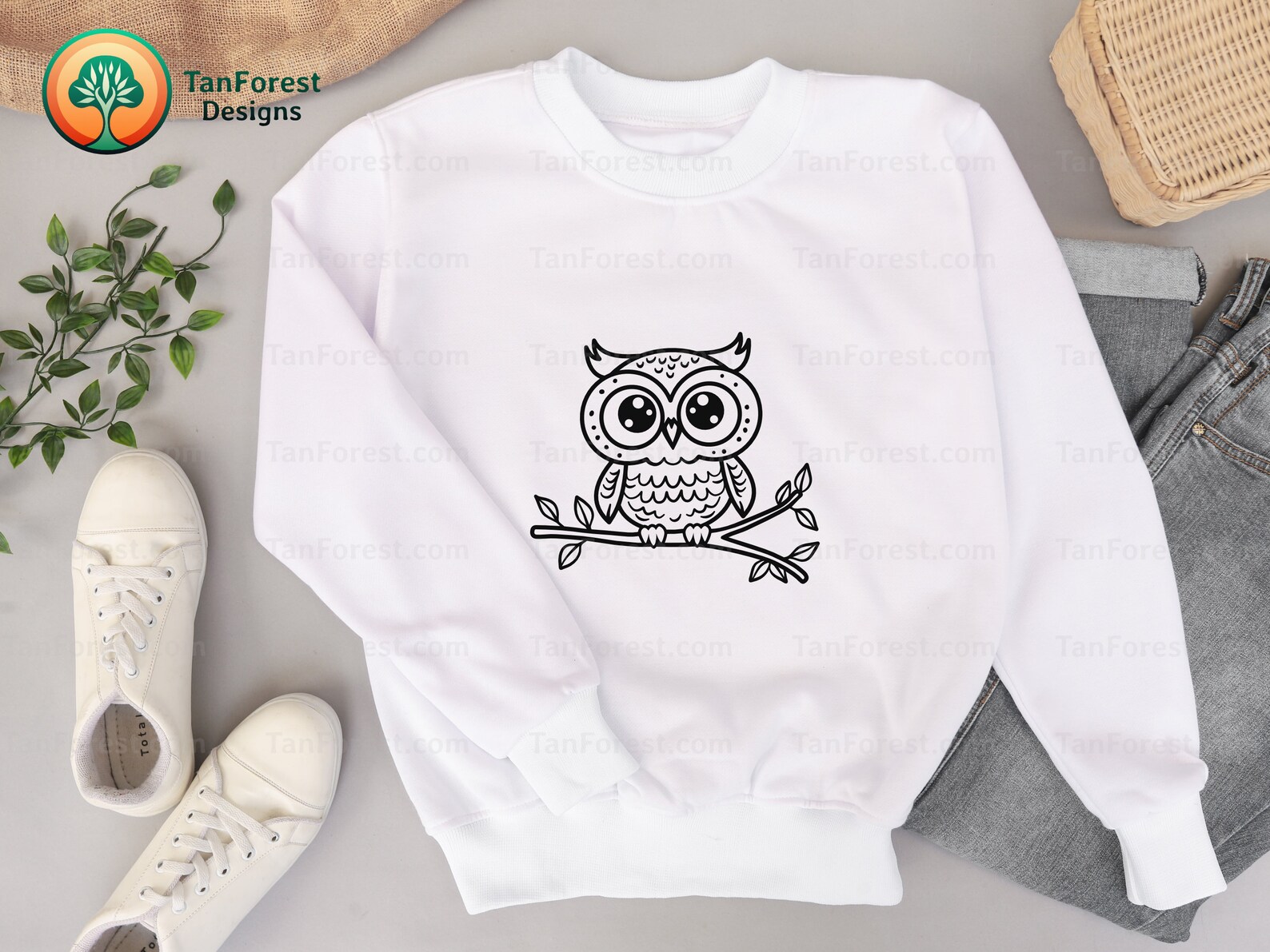 Owl Svg Outline Cut File. Baby Owl Svg, Cute Owl Svg. Woodland Animal ...