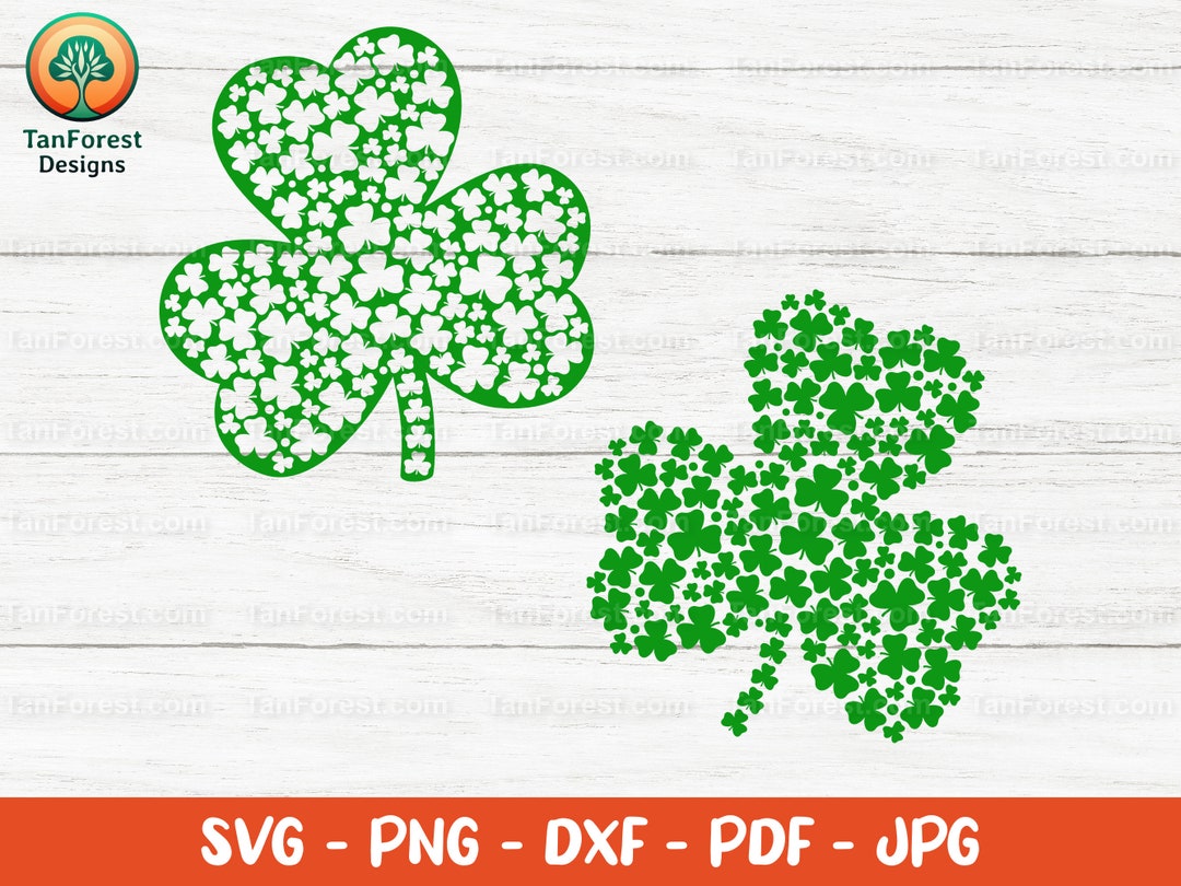 Clover St Patrick SVG Cut File. Shamrock Svg, Saint Patricks Day, Lucky ...