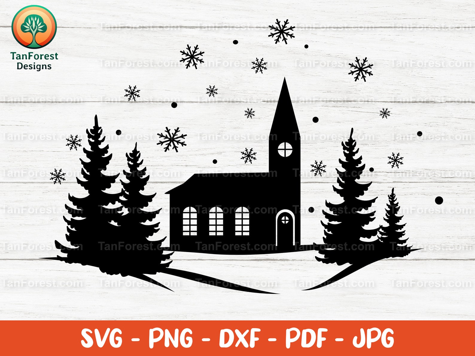 Winter Scene Svg Christmas Scene Svg Snowy Scenery Svg - Etsy UK