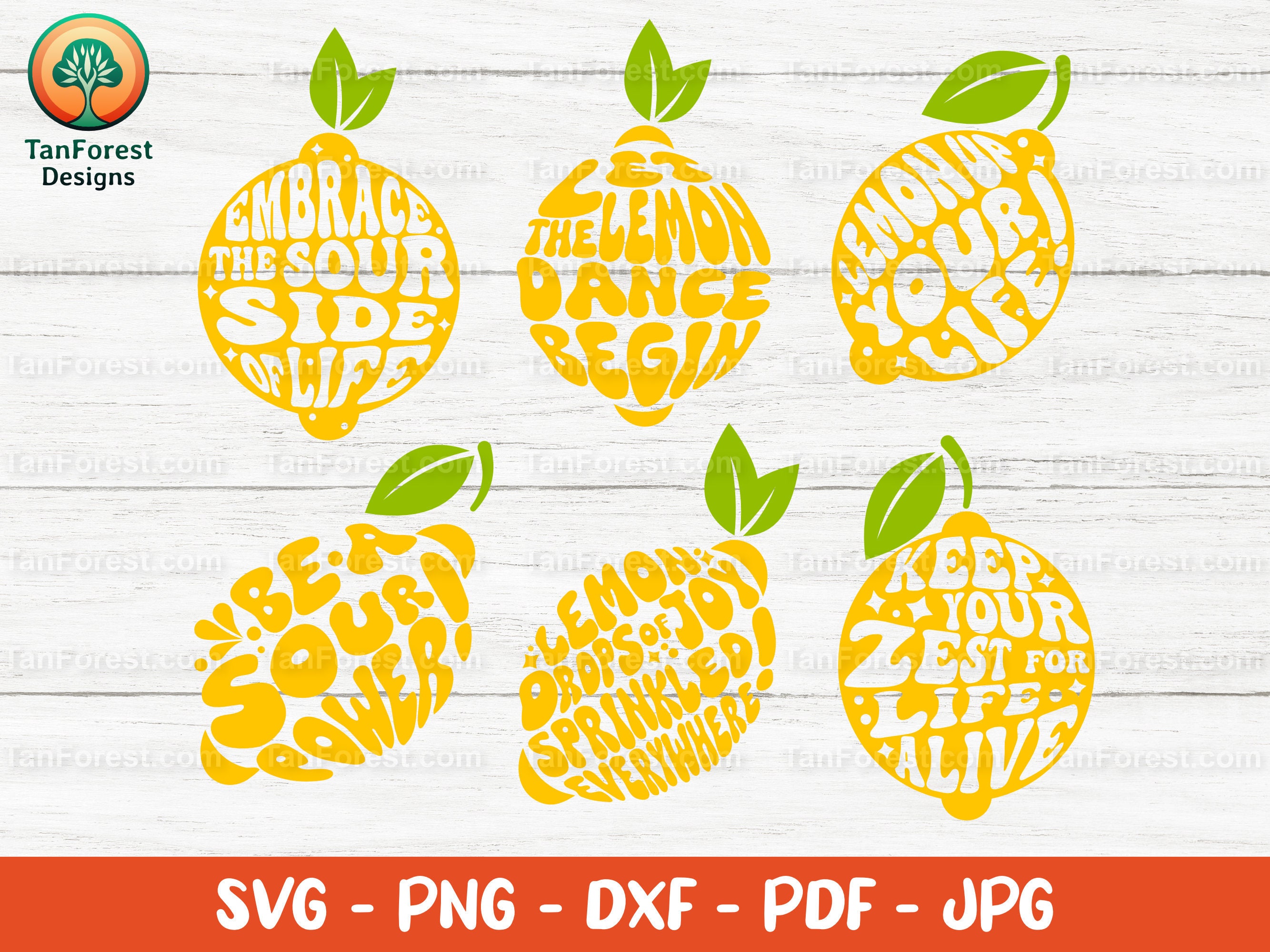 Lemon SVG Bundle Layered Cut Files, Funny Sayings Svg, Inspirational ...