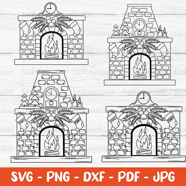 Stone Fireplace - Etsy